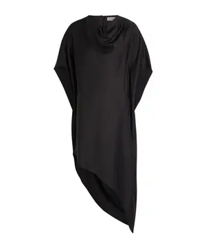 Simkhai Sadia Asymmetric Satin Mini Dress