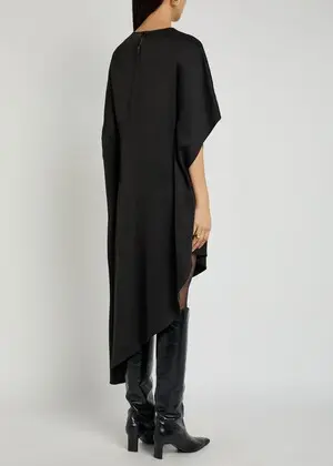 Simkhai Sadia Asymmetric Satin Mini Dress