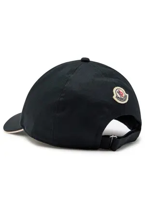 Moncler Logo-embroidered Cotton Cap