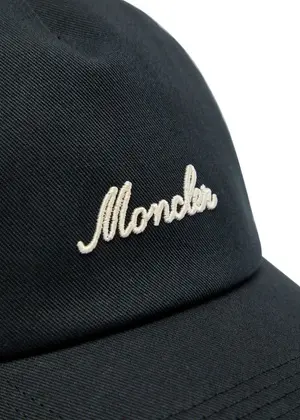 Moncler Logo-embroidered Cotton Cap