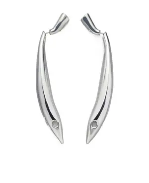 Bottega Veneta Polished Earrings - Gray