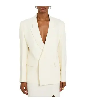 Victoria Beckham Double-breasted Twill Blazer