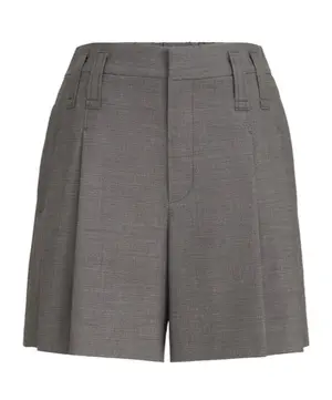 Brunello Cucinelli Tropical Luxury Wool Formal Shorts