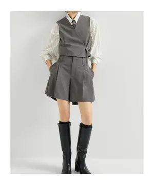 Brunello Cucinelli Tropical Luxury Wool Formal Shorts