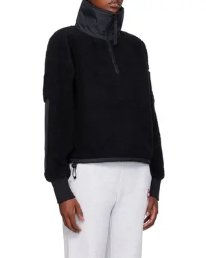 Canada Goose Stand Collar Zip-up Fleece Hoodie