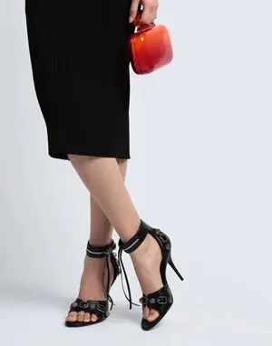 Balenciaga Round-toe High-heel Sandals