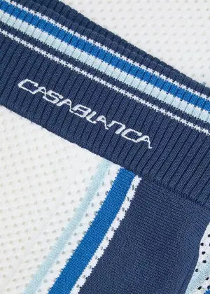 Casablanca Panelled Knit Shorts