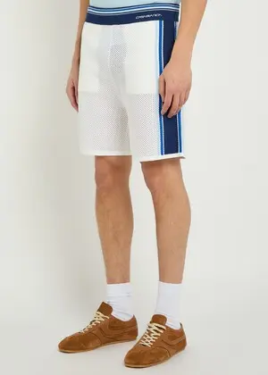 Casablanca Panelled Knit Shorts