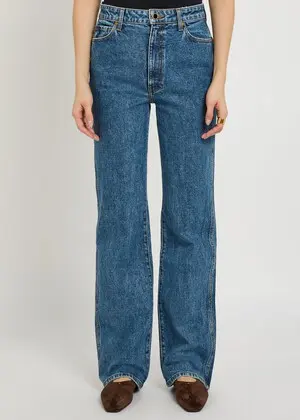 Khaite Straight Leg Jeans