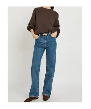 Khaite Straight Leg Jeans