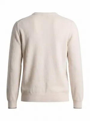 Peserico Crew-neck Long-sleeve Knit Top