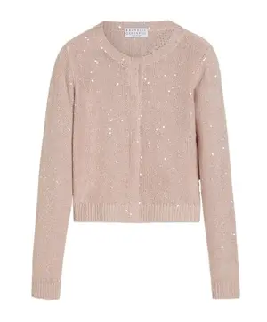 Brunello Cucinelli Sequin Embellished Cardigan