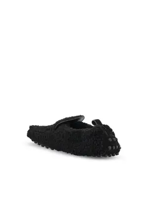 TOD'S Shearling Slip-on Loafers
