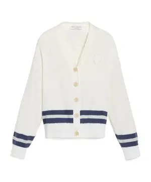 Brunello Cucinelli Logo Cardigans For Women
