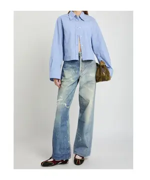 Our Legacy Balloon Checked Cotton-poplin Shirt