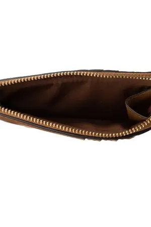 Tory Burch Robinson Double-t Leather Cardholder