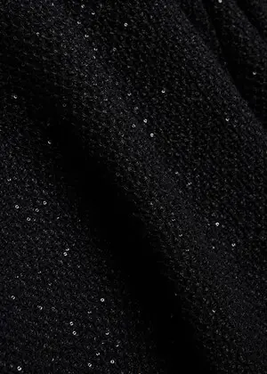 SELF-PORTRAIT Embellished Knit Mini Dress