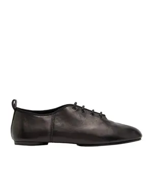 MAISON MARGIELA Tabi Lace-up Leather Ballet Flats