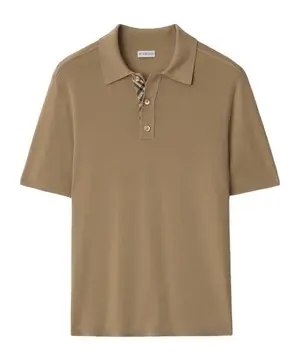 Burberry Slim-fit Polo Shirt - Flax
