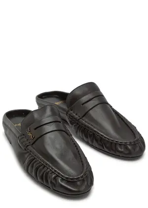 Saint Laurent Le Loafer 15 Leather Mules