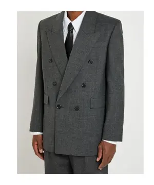 Saint Laurent Double-breasted Wool Blazer