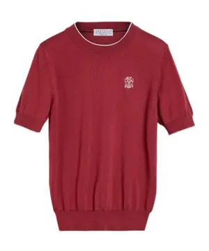 Brunello Cucinelli Knit Logo T-shirt