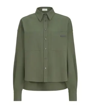 Brunello Cucinelli Tropical Luxury Wool Shirt