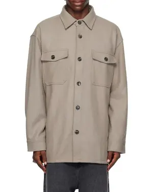 AMI Paris Long-sleeved Buttoned Shirt