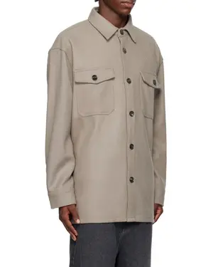 AMI Paris Long-sleeved Buttoned Shirt
