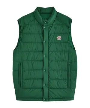 Moncler Barthe Quilted Shell Gilet - Green