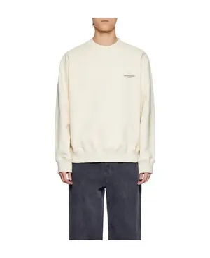 WOOYOUNGMI Round Collar Long Sleeve Sweater