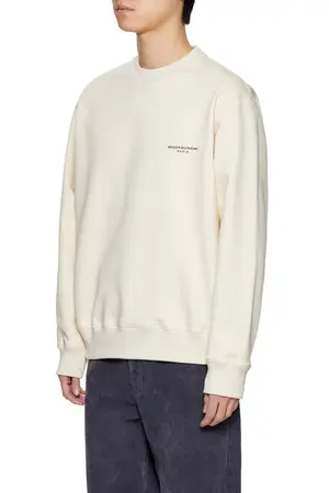 WOOYOUNGMI Round Collar Long Sleeve Sweater