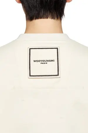 WOOYOUNGMI Round Collar Long Sleeve Sweater