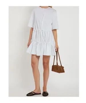 Alaïa Brushed Cotton-poplin Mini Dress