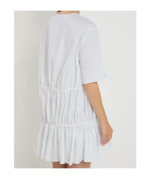 Alaïa Brushed Cotton-poplin Mini Dress