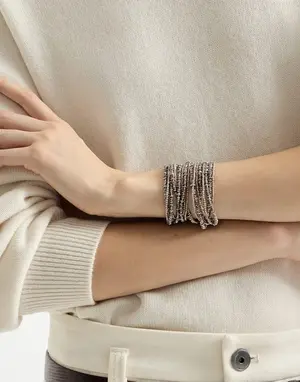 Brunello Cucinelli Wrapped Bracelet