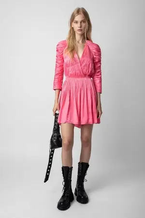 Zadig&Voltaire V-neck Gathered Dress