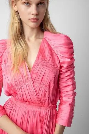 Zadig&Voltaire V-neck Gathered Dress