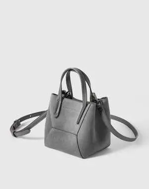 Brunello Cucinelli Bc Duo Mini Bag In Suede With Monili