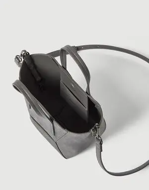 Brunello Cucinelli Bc Duo Mini Bag In Suede With Monili