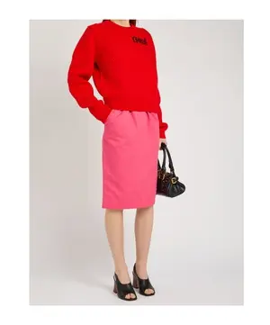 Chloé Logo Wool And Cashmere-blend Jumper