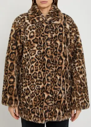 REFORMATION Stable Faux Fur Coat
