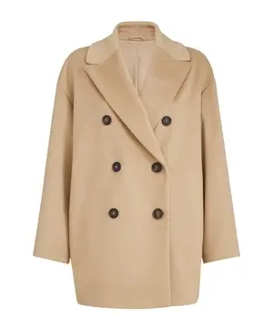 Brunello Cucinelli Long-sleeved Coat - Beige