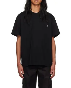 WOOYOUNGMI Logo-embossed Cotton T-shirt