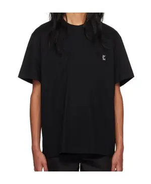 WOOYOUNGMI Logo-embossed Cotton T-shirt