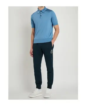 Dolce & Gabbana Logo-appliquéd Cotton Sweatpants