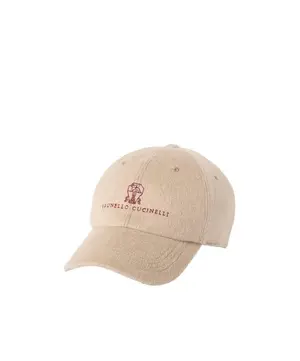 Brunello Cucinelli Brunello Cucinelli Cashmere And Alpaca Blend Baseball Cap Beige