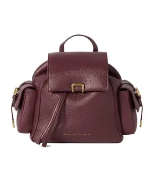 Brunello Cucinelli Sartorial Backpack - Deep Fuchsia