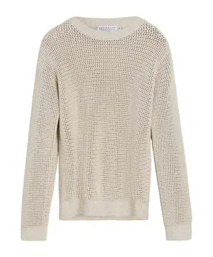 Brunello Cucinelli Ribbed Net Sweater