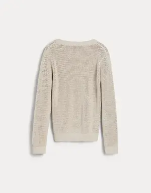 Brunello Cucinelli Ribbed Net Sweater